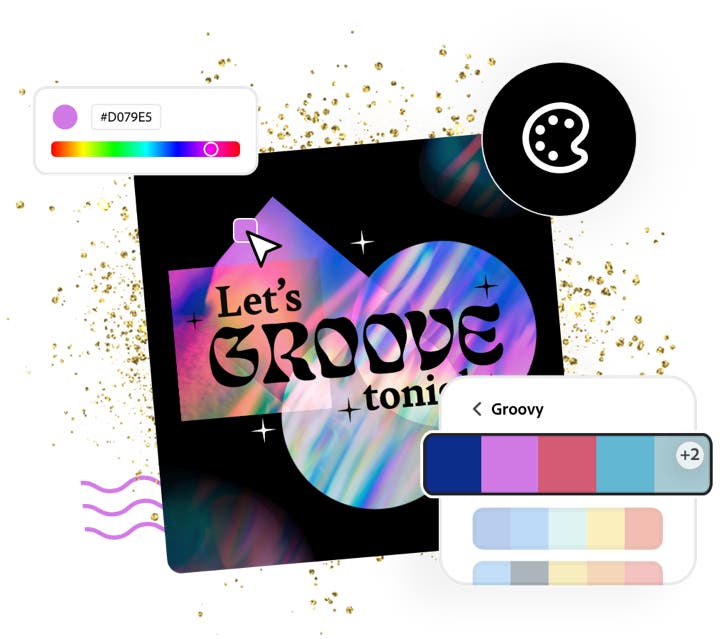 Temi colore personalizzati con tecnologia Adobe Color | Adobe Express