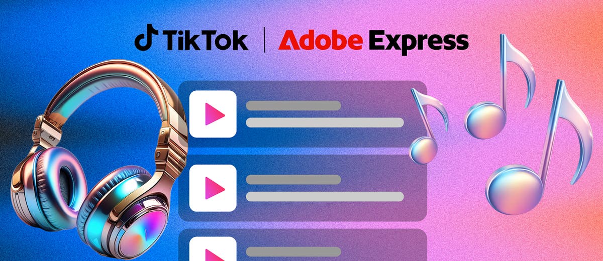 Adobe Expressの「TikTok Symphony Assistant」連携が強化され、TikTokの商用音楽ライブラリも利用可能に ｜ Adobe Express