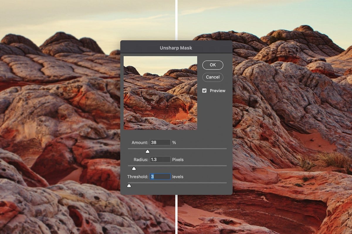 Using unsharp masking for sharper photos - Adobe