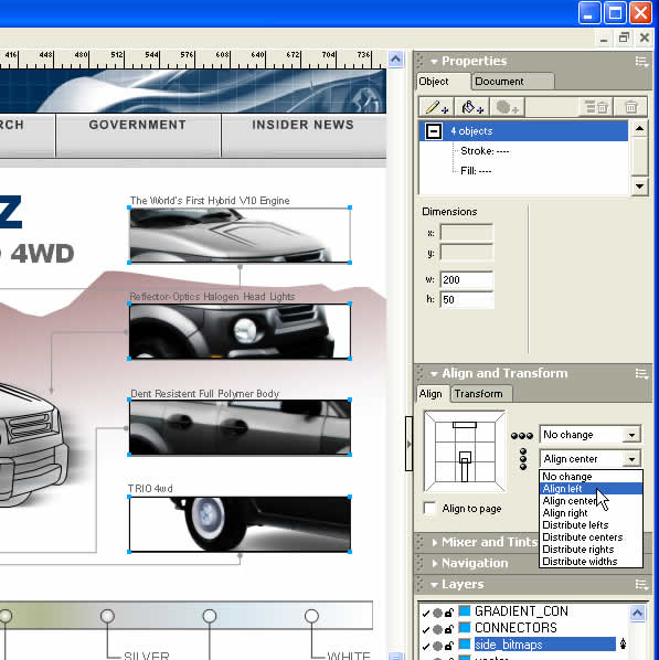 Adobe - FreeHand MX : Feature Tour