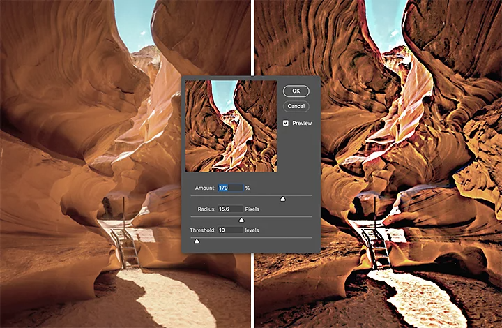 Using unsharp masking for sharper photos - Adobe