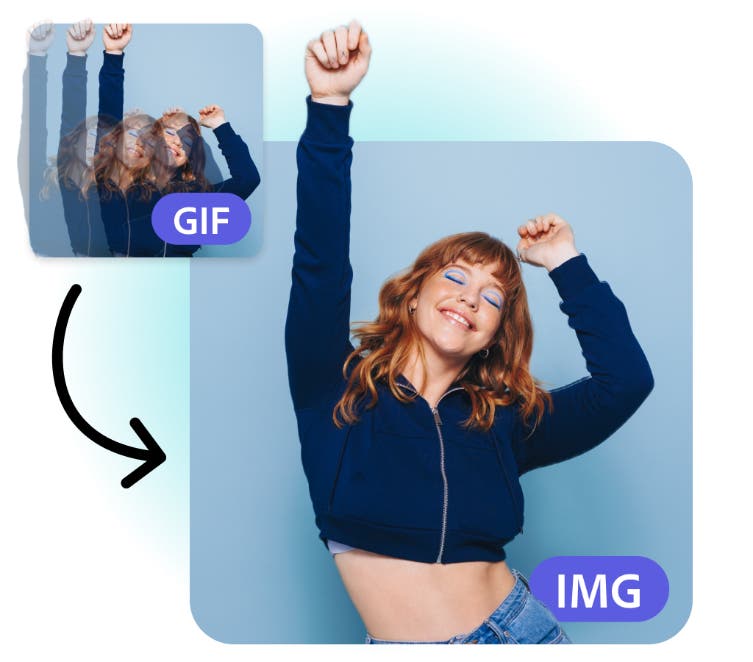 Gratis converter voor GIF-naar-afbeelding | Adobe Express