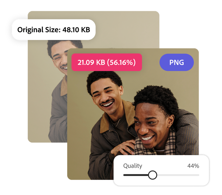 Gratis online een PNG comprimeren | Adobe Express