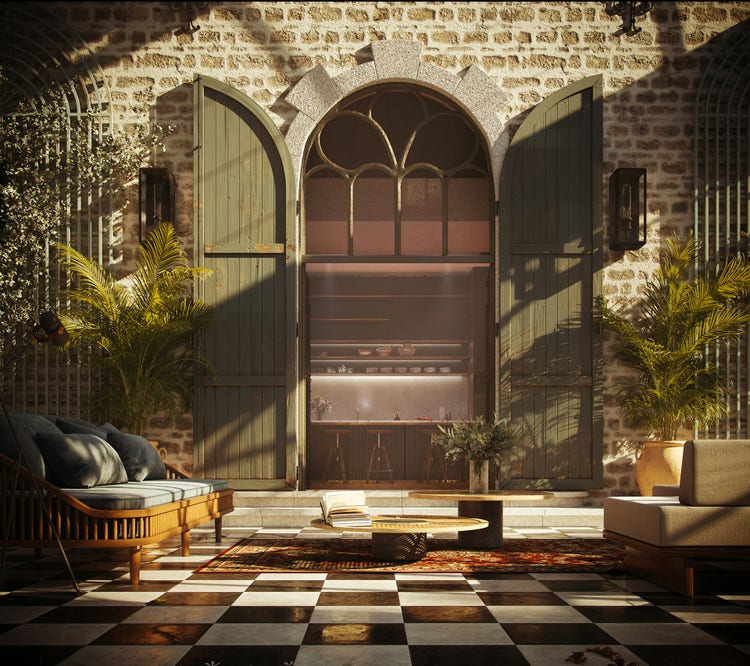 Designing a Calm Retreat 3D Model | Adobe Substance 3D