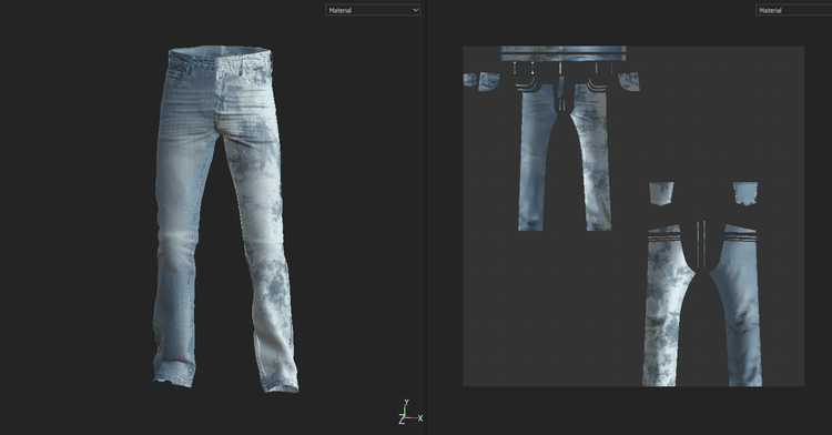 Jean Texture 3d
