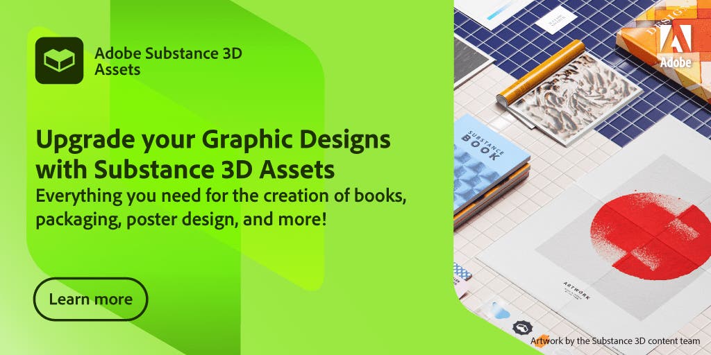 3D Graphic Designs with Substance 3D Assets | Adobe Substance 3D