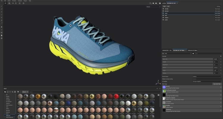 3D Design Workflows for Footwear Industry - Adobe Substance