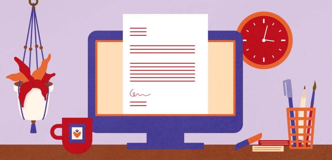 Como terminar uma carta de apresentação, com exemplos | Adobe Acrobat