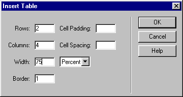 Macromedia Dreamweaver UltraDev- Building a simple database search feature: Adding an HTML table ...