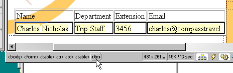 Macromedia Dreamweaver UltraDev- Building a simple database search feature: Applying a repeat ...