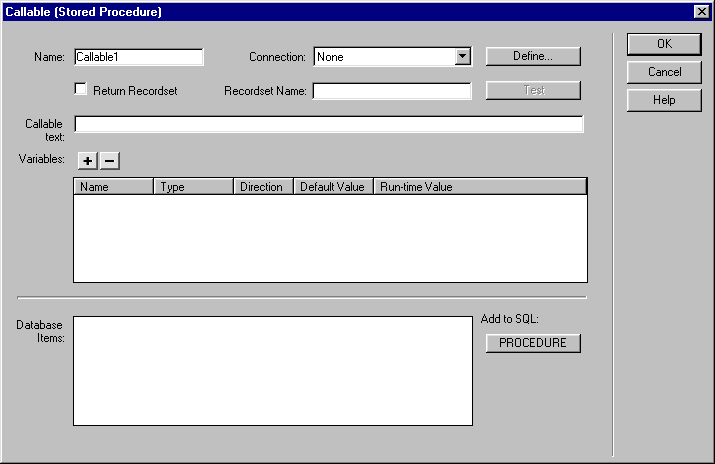 Macromedia Dreamweaver UltraDev - Creating pages that use stored ...