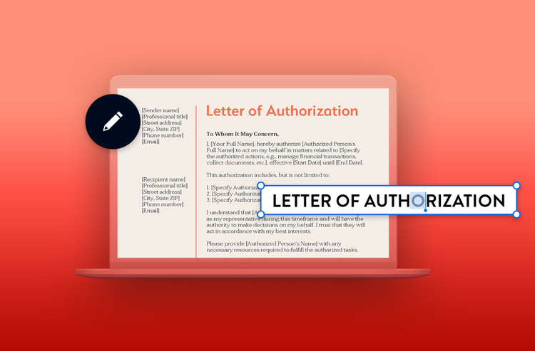 How to write a letter of authority | Adobe Acrobat
