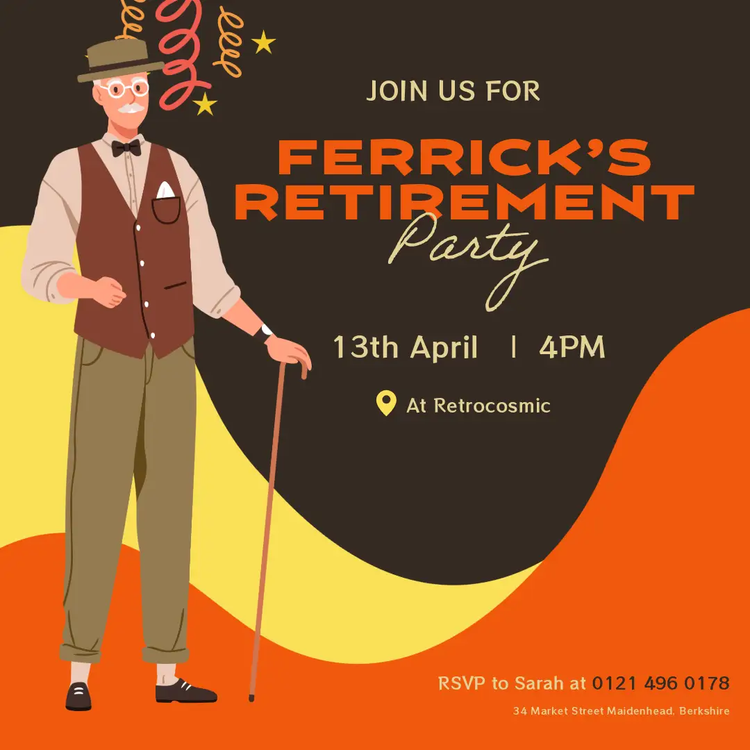 Retirement Party Banner Ideas | Adobe Express