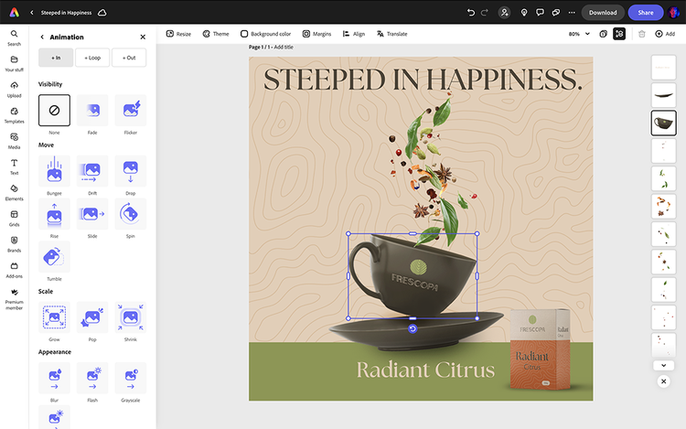 Quick and Easy Create-Anything app for Enterprise | Adobe Express