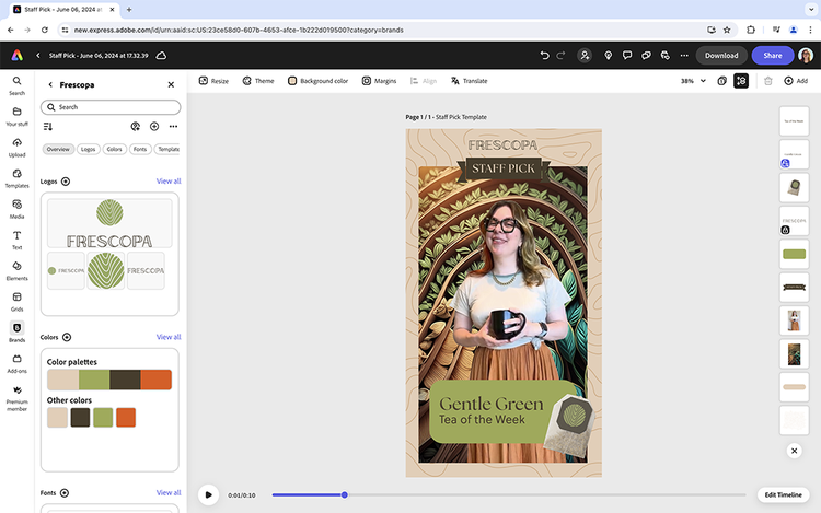 Quick and Easy Create-Anything app for Enterprise | Adobe Express