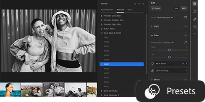 Professional Lightroom presets - Adobe